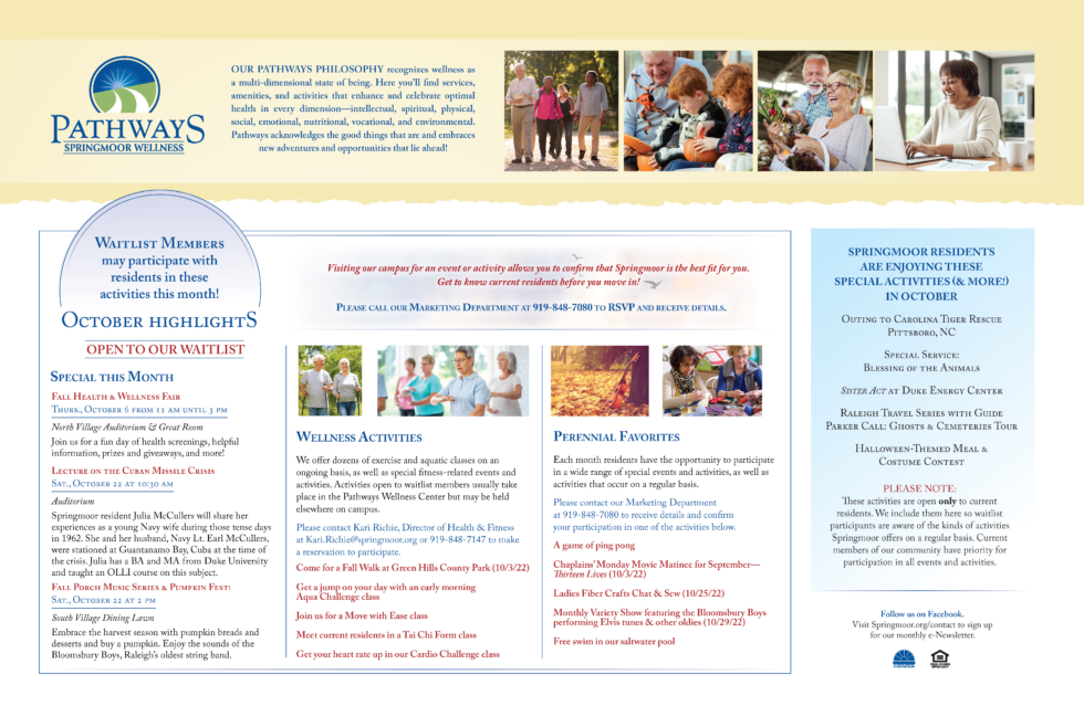 Events - Springmoor Retirement Community